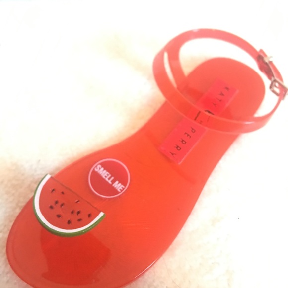 Katy Perry Collections | Shoes | New Katy Perry Watermelon Jelly Flip ...